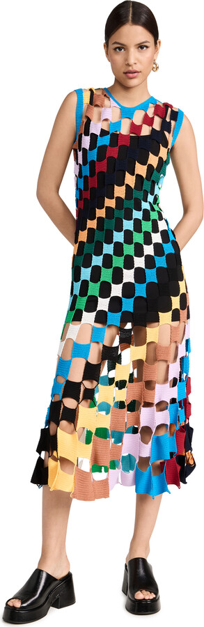 Monse Multi Square Crochett Dress - ShopStyle