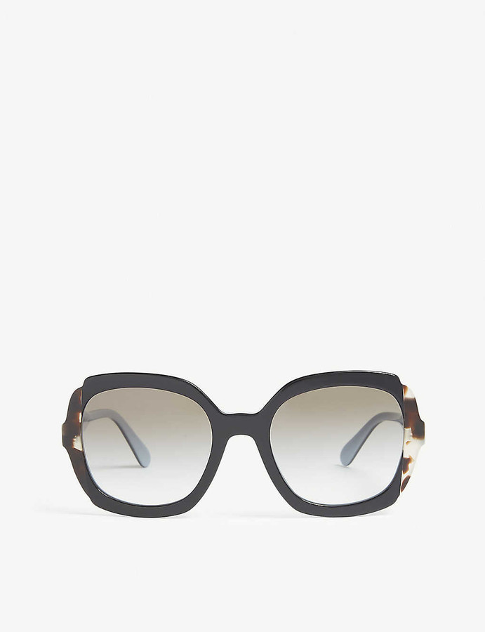 Prada Square-frame sunglasses - ShopStyle