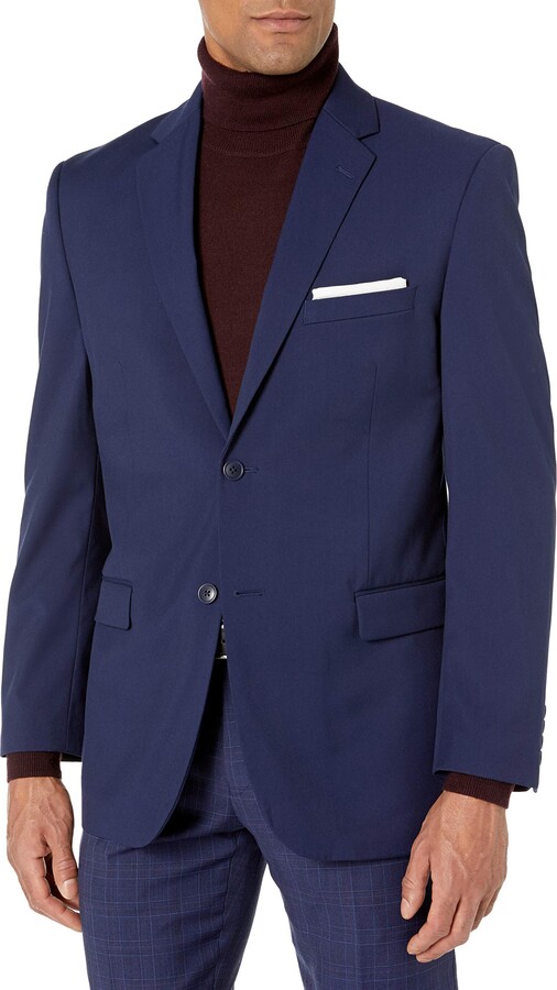 Adolfo Men's Modern Fit Micro Tech Suit Jacket - ShopStyle