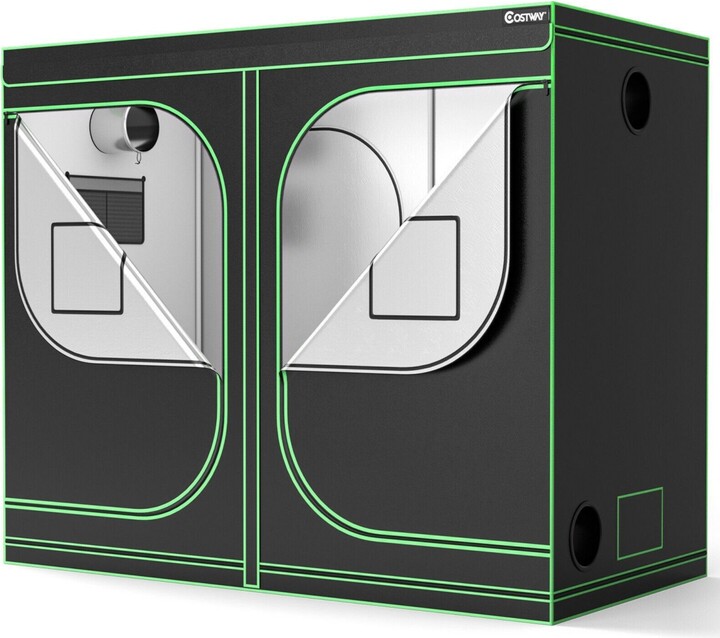 Sugift 4 x 8 Feet Grow Tent with Observation Window for Indoor Plant ...