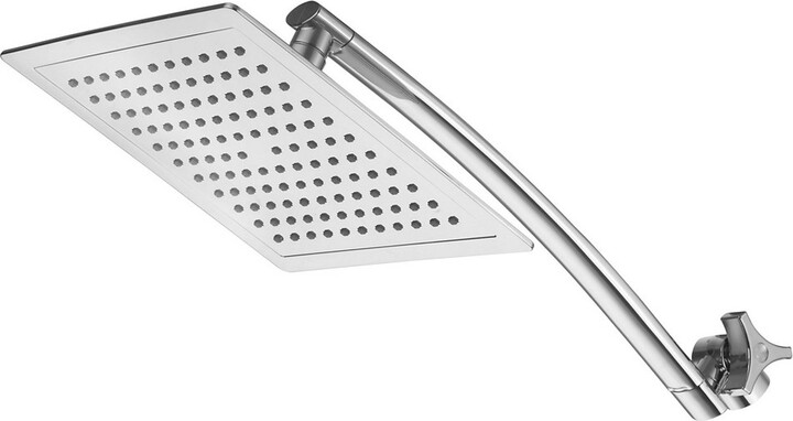 Aquagenix Mega Size Square Rainfall Shower with Arm - Chrome - Razor ...