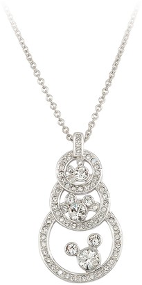 Disney Mickey Mouse Three Circle Swarovski Crystal Necklace by Arribas ...