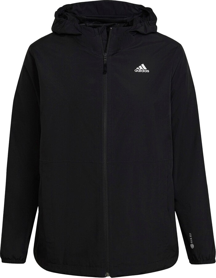 adidas Essential Recycled Polyester Rain Jacket - ShopStyle
