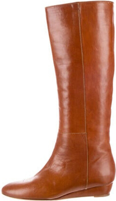 Loeffler Randall Leather Riding Boots - ShopStyle