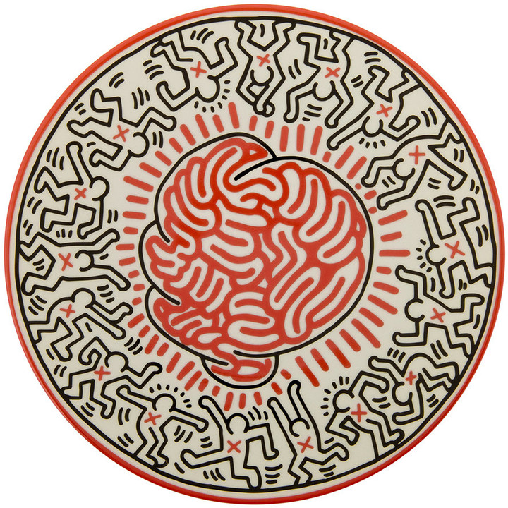 Ligne Blanche Keith Haring 'Brain' Plate - ShopStyle Dinnerware