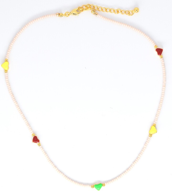 Jiya Jewellery - Dainty Hearts Necklace - ShopStyle