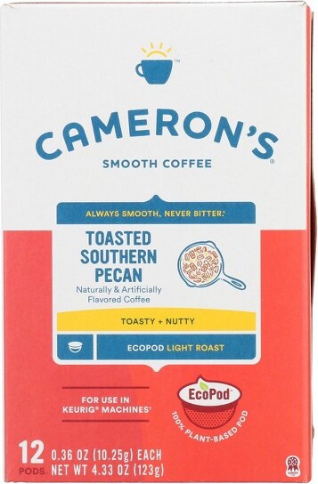 Cameron's Coffee Coffee Toasted Southern Pecan - Case of 6 Boxes/12 ...