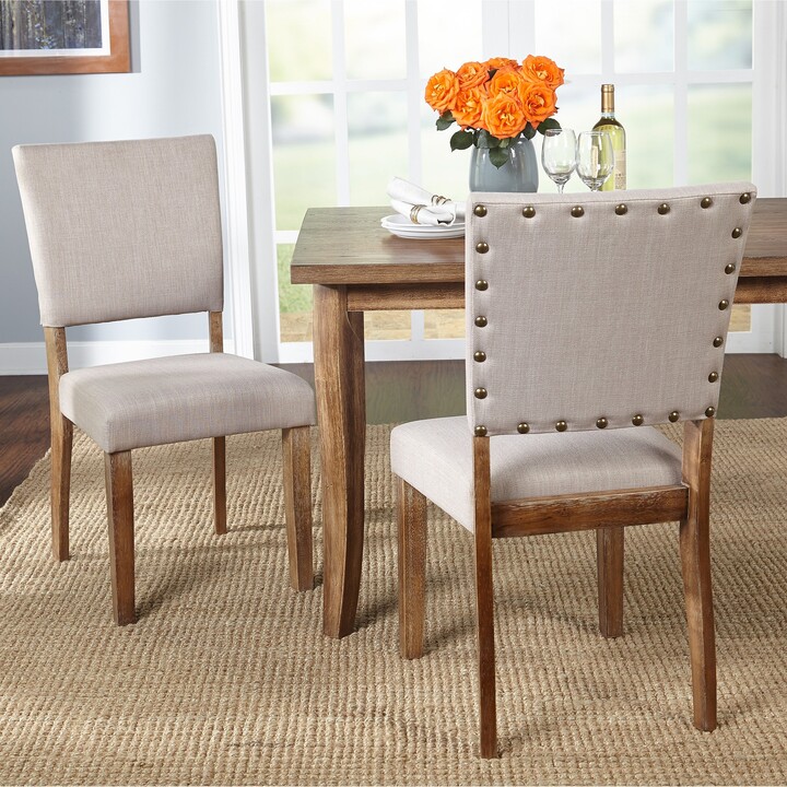 Howcool Provence Nailhead Parson Dining Chairs - ShopStyle