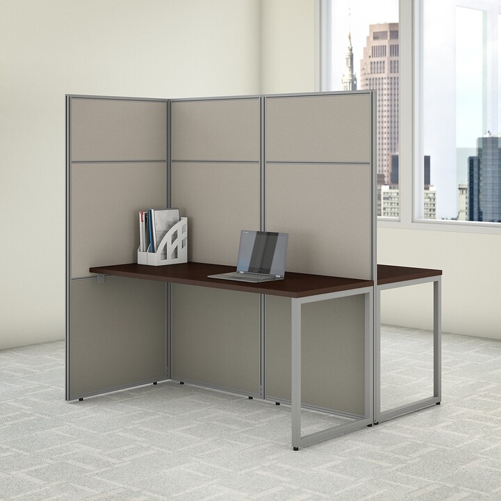 Bush Business Furniture Easy Office 60W 2 Person Cubicle Desk - ShopStyle