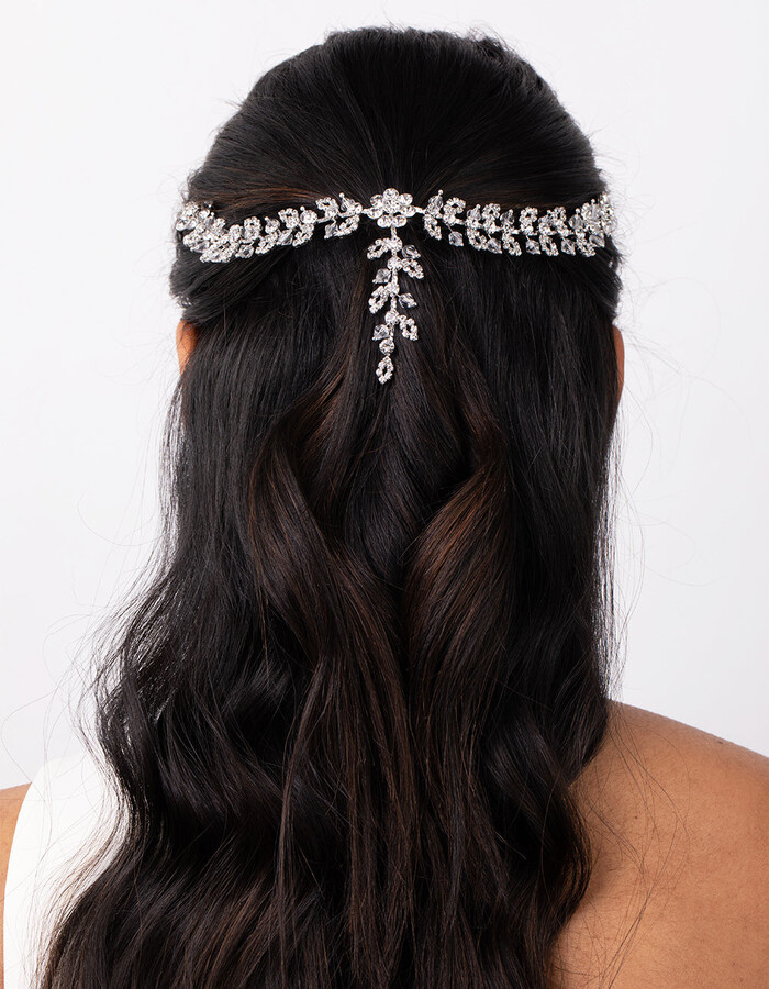 Lovisa Crystal Flower Vine Drape Hair Piece - ShopStyle