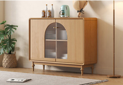 Dream cabinet Solid Wood Logs Against The Wall Storage Cabinet Solid ...