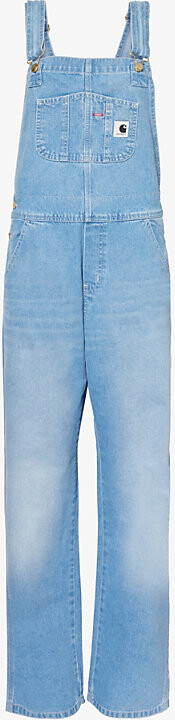 Carhartt Work In Progress Womens Blue Light Norco quare-neck Denim ...