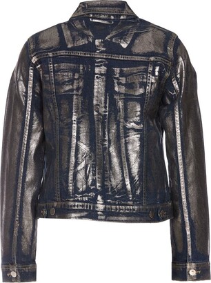 Madison.Maison Metallic Denim Jacket - ShopStyle