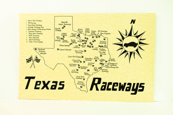 Etsy Texas Raceways Map - ShopStyle Kids Hanging Décor & Wall Arts