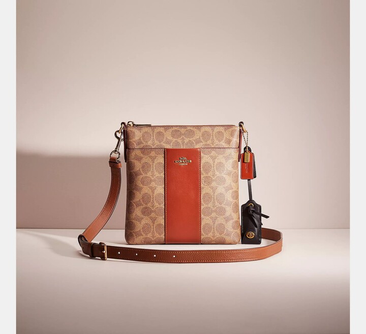 Coach Upcrafted Kitt Messenger Crossbody In Colorblock Signature Canvas ...