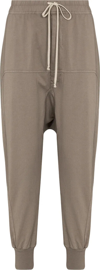 Rick Owens Tapered Drop-Crotch Trousers - ShopStyle Casual Pants