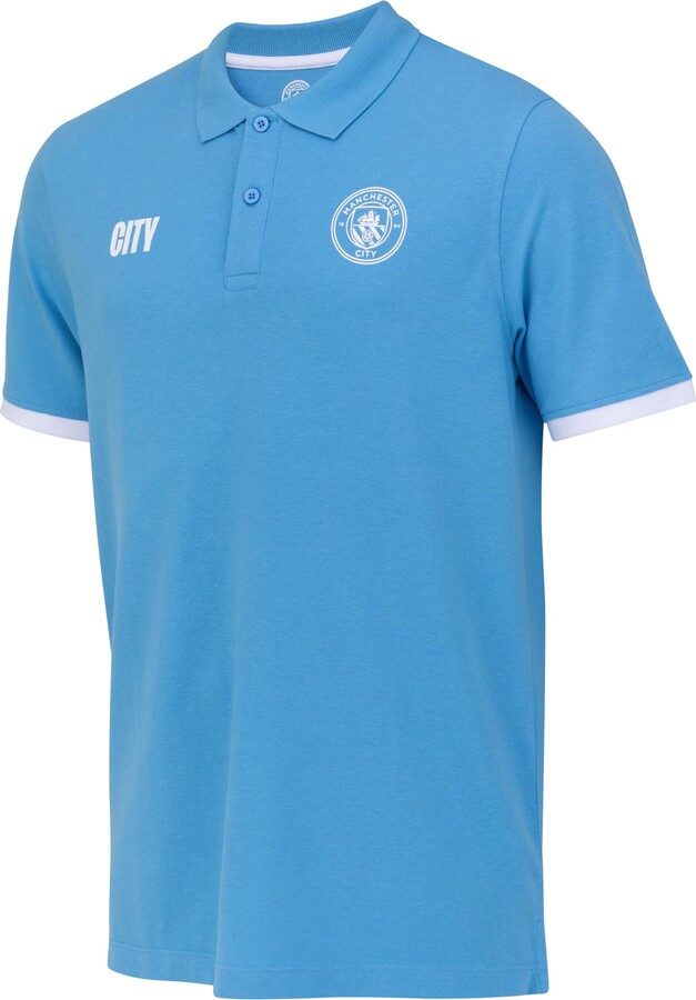 Manchester City FC Official Collection Polo Shirt – Adult Men's Size S ...