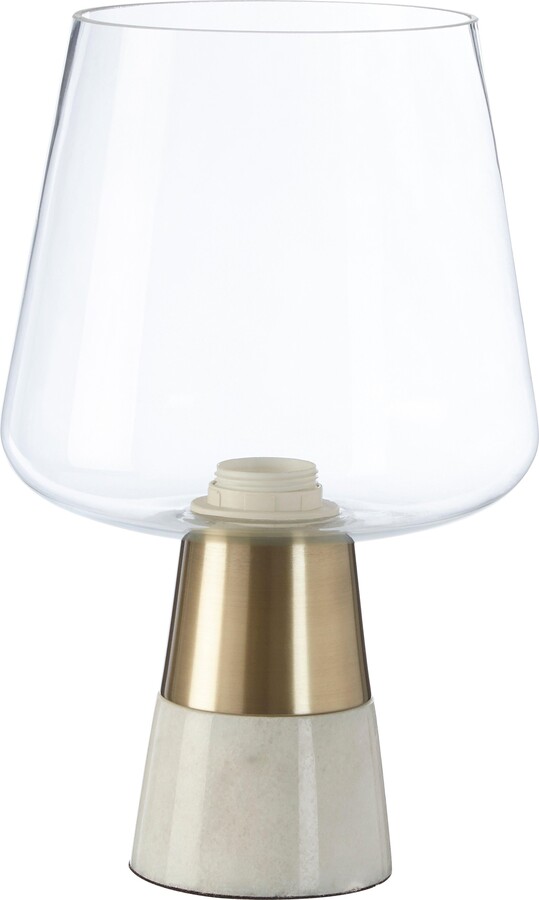 Premier Housewares Interiors by Premier Glass Shade Edison Lamp - ShopStyle