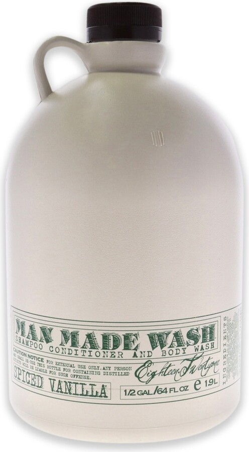 Man Made Wash - Spiced Vanilla by 18.21 Man Made for Men - 64 oz 3-In-1 ...
