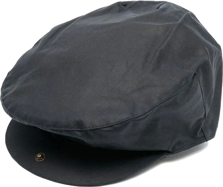 Barbour Logo Baker-Boy Cap - ShopStyle Hats