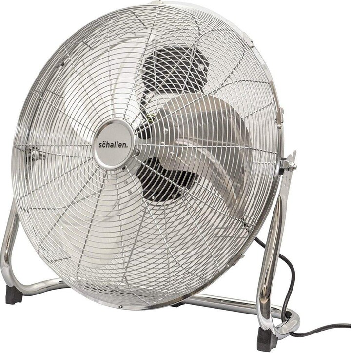 Schallen Chrome Silver Metal High Velocity Cold Air Circulator ...