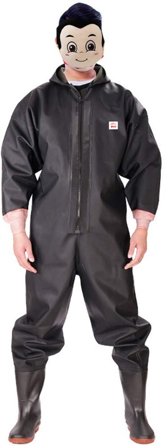 zeng Fishing Boots & Waders Full Body Wader with Rubber Boots Mens ...