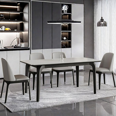 A Bestiary Living Sintered Stone Table White Ash Seating Set ...