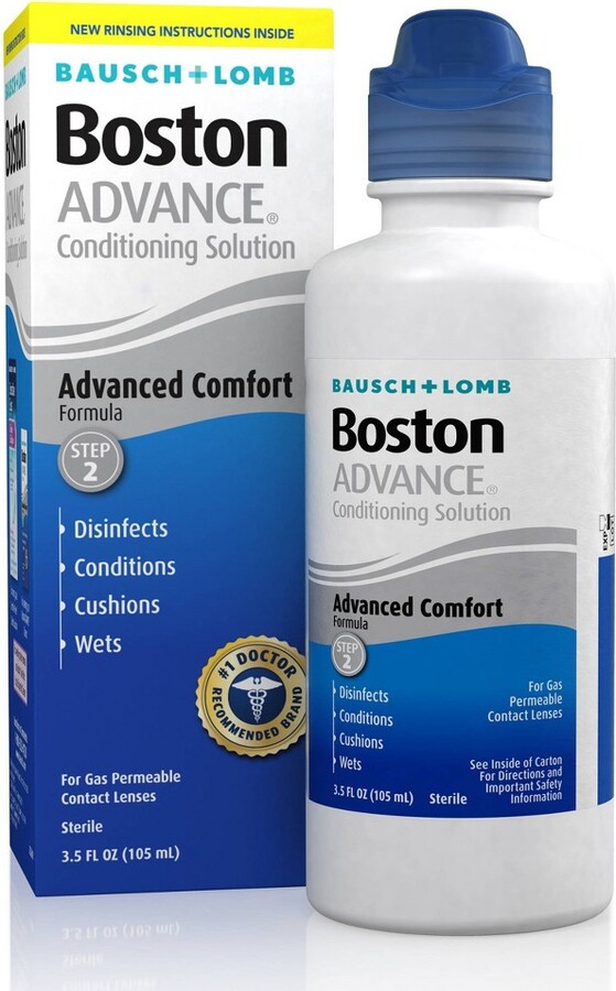 Bausch + Lomb Boston Advance Conditioning Contact Lens Solution - 3.5 ...