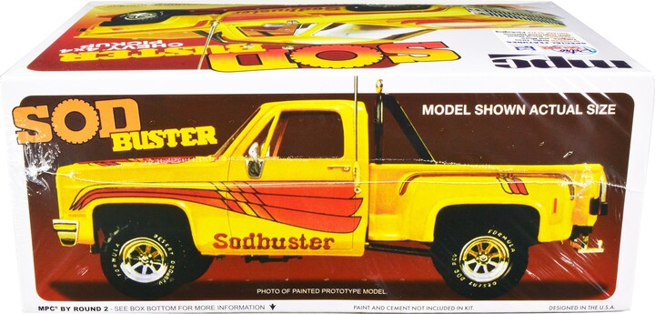 Skill 2 Model Kit 1981 Chevrolet 4x4 Stepside Pickup Truck "Sod Buster ...