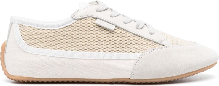 The Row Mesh-Panelling Low-Top Sneakers - ShopStyle