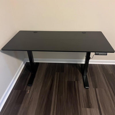 Latitude Run Adjustable Standing Desk Electric Sit to Stand Up Desk 48 ...