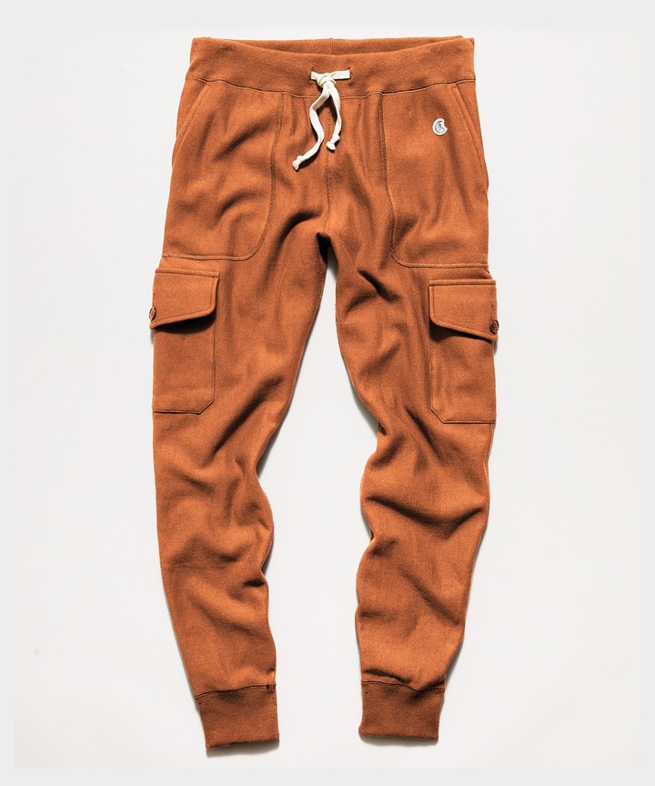 Todd Snyder + Champion Utility Cargo Sweatpant in Pecan - ShopStyle ...