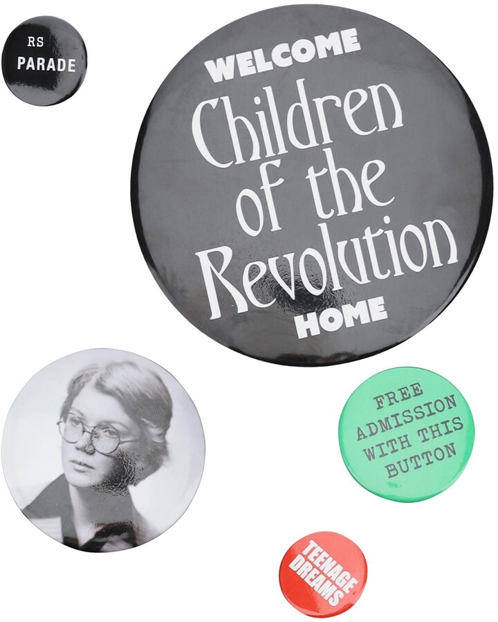 Raf Simons Set Of 5 Pins With Slogans - ShopStyle Jewelry