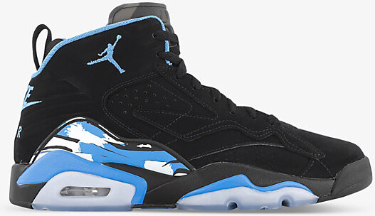 Jordan Mens Black University Blue WH Jumpman 3 Peat Leather High-top ...