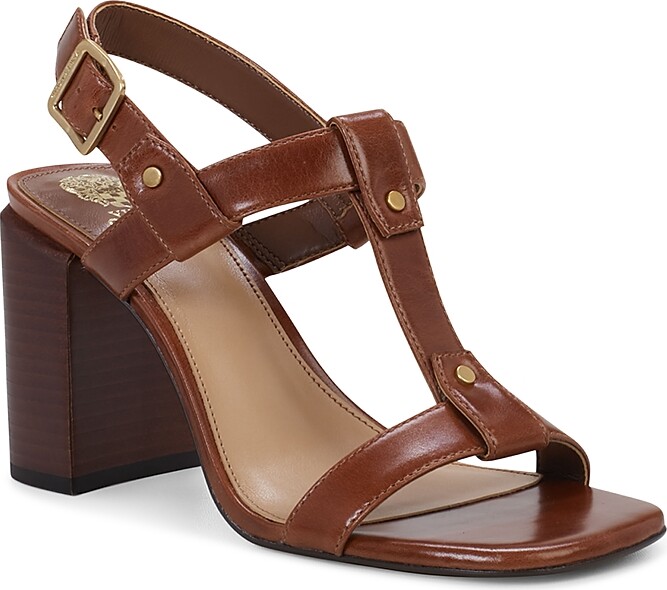 Vince Camuto Women's Clarissa T Strap Block Heel Sandals - ShopStyle