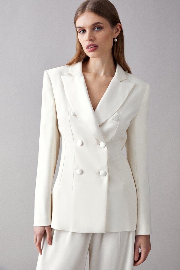 Premium Exaggerated Shoulder Jacket - ShopStyle