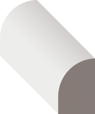 Metrie 1/2" x 3/4" x 08' Primed White Fingerjoint Pine Base Shoe ...