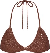 Crochet Swim Triangle Bikini Top | Jasper - ShopStyle