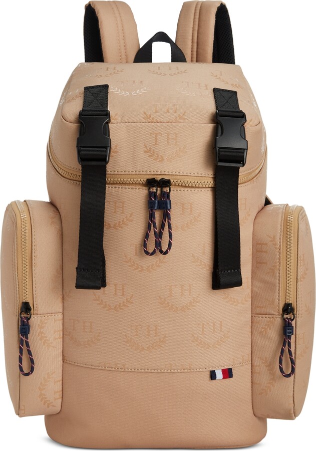 Tommy Hilfiger Men's Chasen Logo-Print Side-Pocket Backpack - ShopStyle