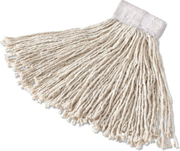 Rubbermaid Commercial Products Super Stitch Cotton Mop Heads Large in ...