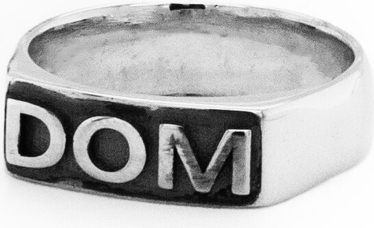 Ilah Jewelry Men's Silver Dom Ring - ShopStyle Jewellery