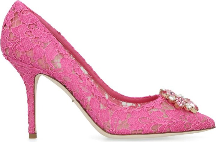 Dolce & Gabbana Bellucci Lace Pump - ShopStyle