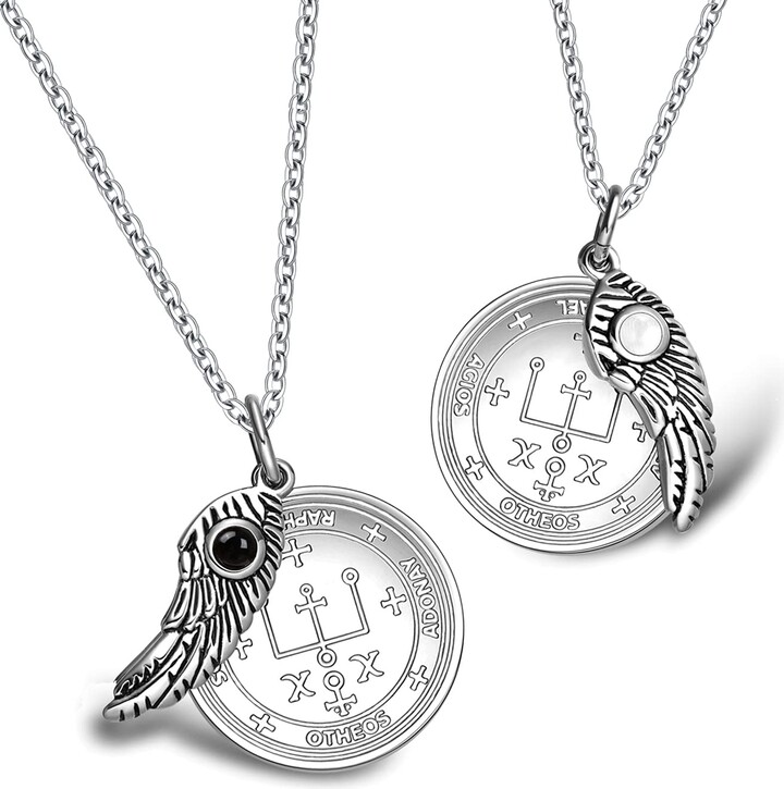 Magic Human Couples Gifts - St Raphael Necklace - Archangel Raphael ...
