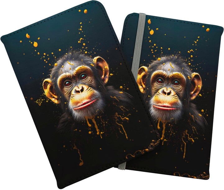 Warren Reed - Designer Splashart Cheeky Chimp Face Passport Cover ...
