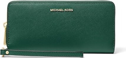 MICHAEL Michael Kors Jet Set Travel Continental (Bosco) Checkbook ...