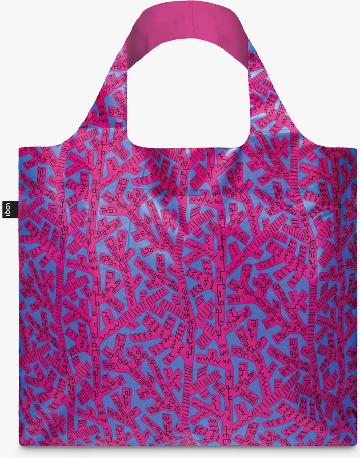 LOQI Felice Rix Recycled Taffeta Packable Tote Shopping Bag - ShopStyle