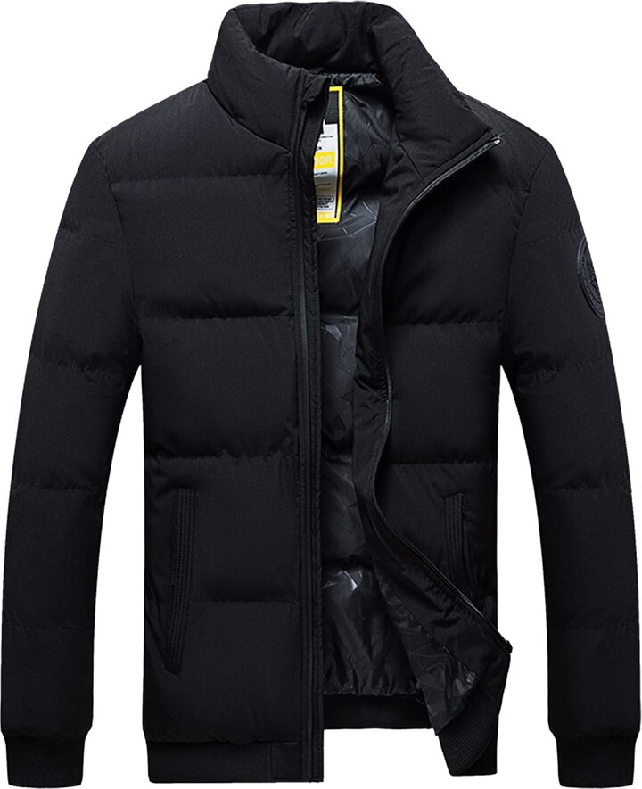 BOTCAM Men's Winter Jacket Winter Colour Variations Warm Bomber Jacket ...