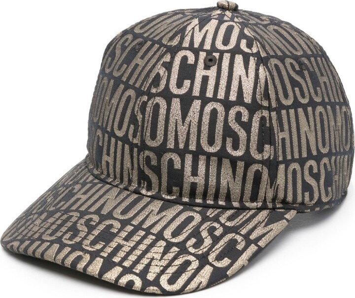 Moschino Metallic Logo-Print Cap - ShopStyle Hats