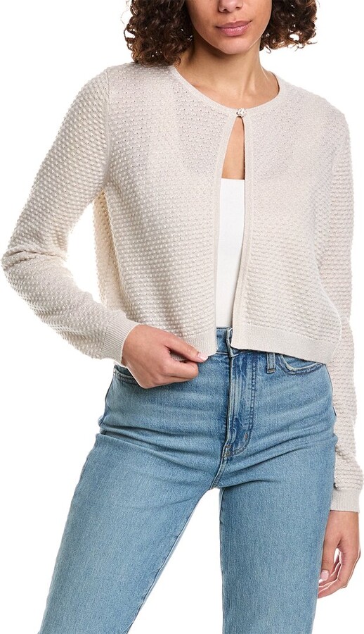 Minnie Rose Textured Cashmere-Blend Cardigan - ShopStyle