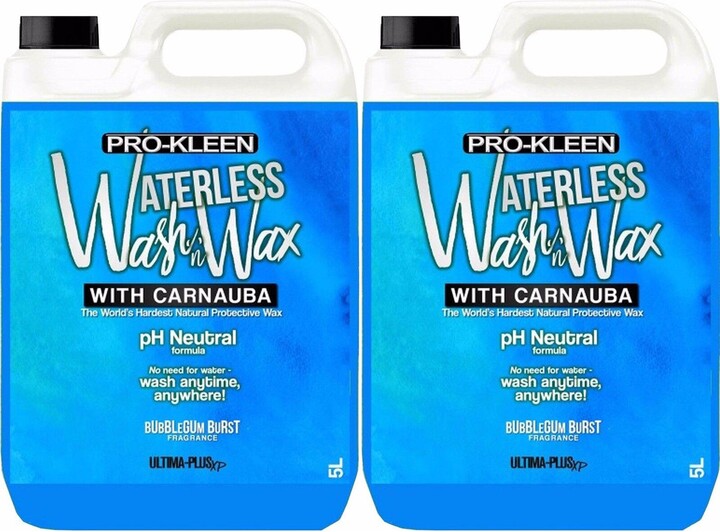 ProKleen Waterless Wash & Wax with Carnauba Wax pH Neutral Car Cleaner ...